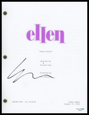Ellen DeGeneres "Ellen" AUTOGRAPH Signed Full 'Saint Ellen' Episode ...