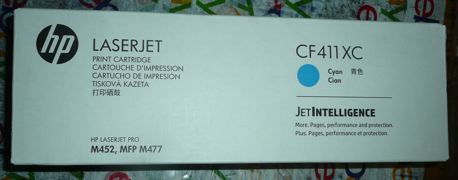 NEW Genuine HP 410X CF411XC Cyan Toner Cartridge LaserJet Pro M452, MFP ...