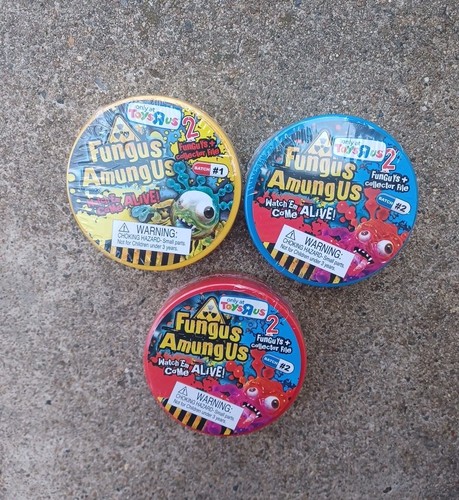 Lot Of (3) Fungus Amungus Petri Dish Germ Figures Batch 1 & 2 New As-is ...