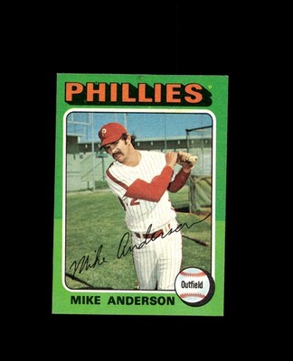1975 Topps 118 Mike Anderson NM-MT #D1,525359 | eBay