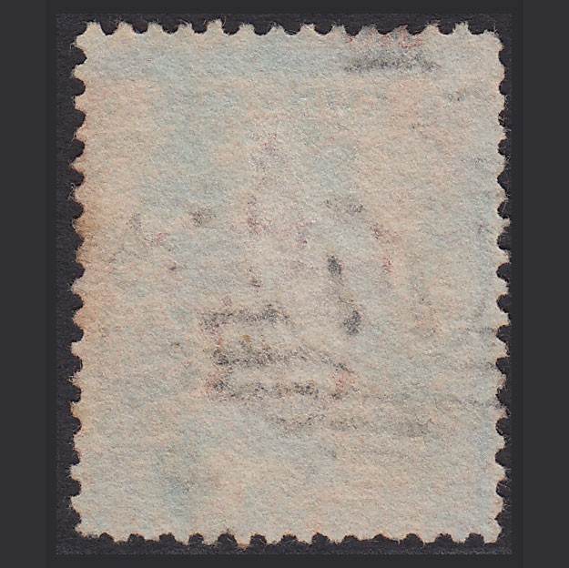 F17_20 GB QV 1857 1d ORANGE-BROWN PLATE 38 SG33-C8(5) HJ GU LONDON D&S ...