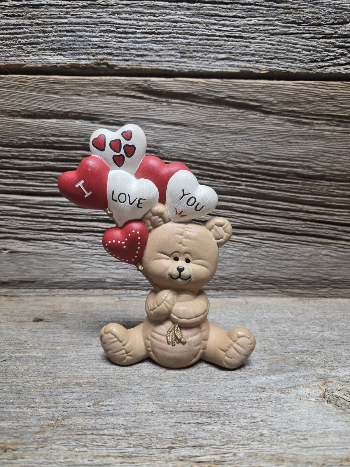 VINTAGE KIMPLE CERAMIC Bear #1652 BEAR/BALLOON BLINKIE 6 1/2"T | eBay