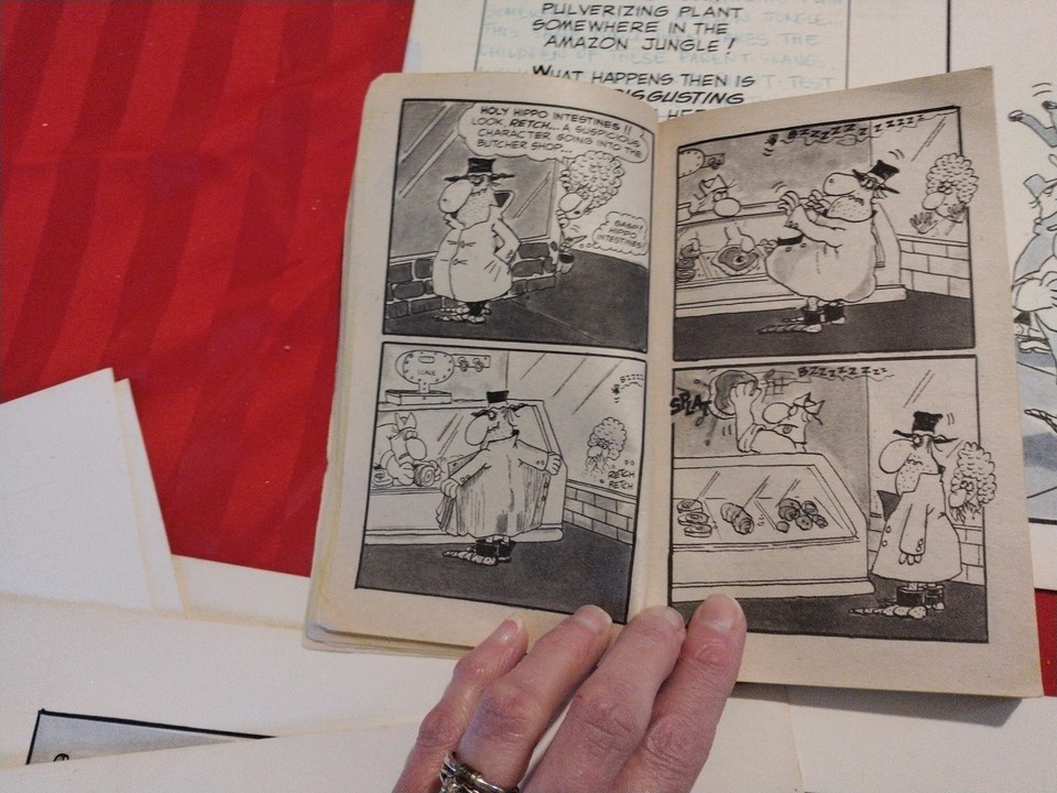 Original Artwork For Mad Book Of Almost SuperHeroes By Duck Edwing | eBay