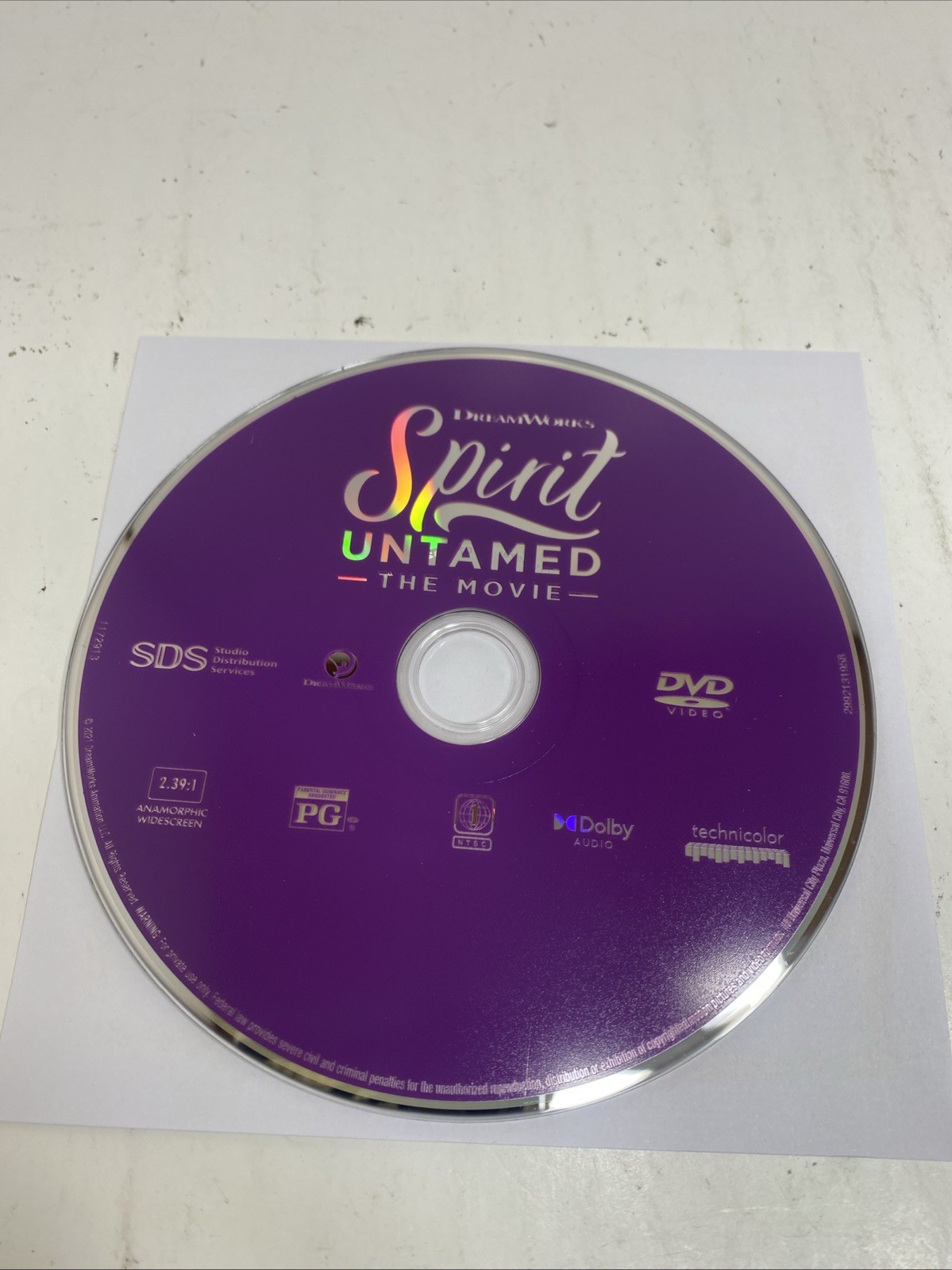 Spirit Untamed (DVD, 2021) Dvd Disc Only | eBay