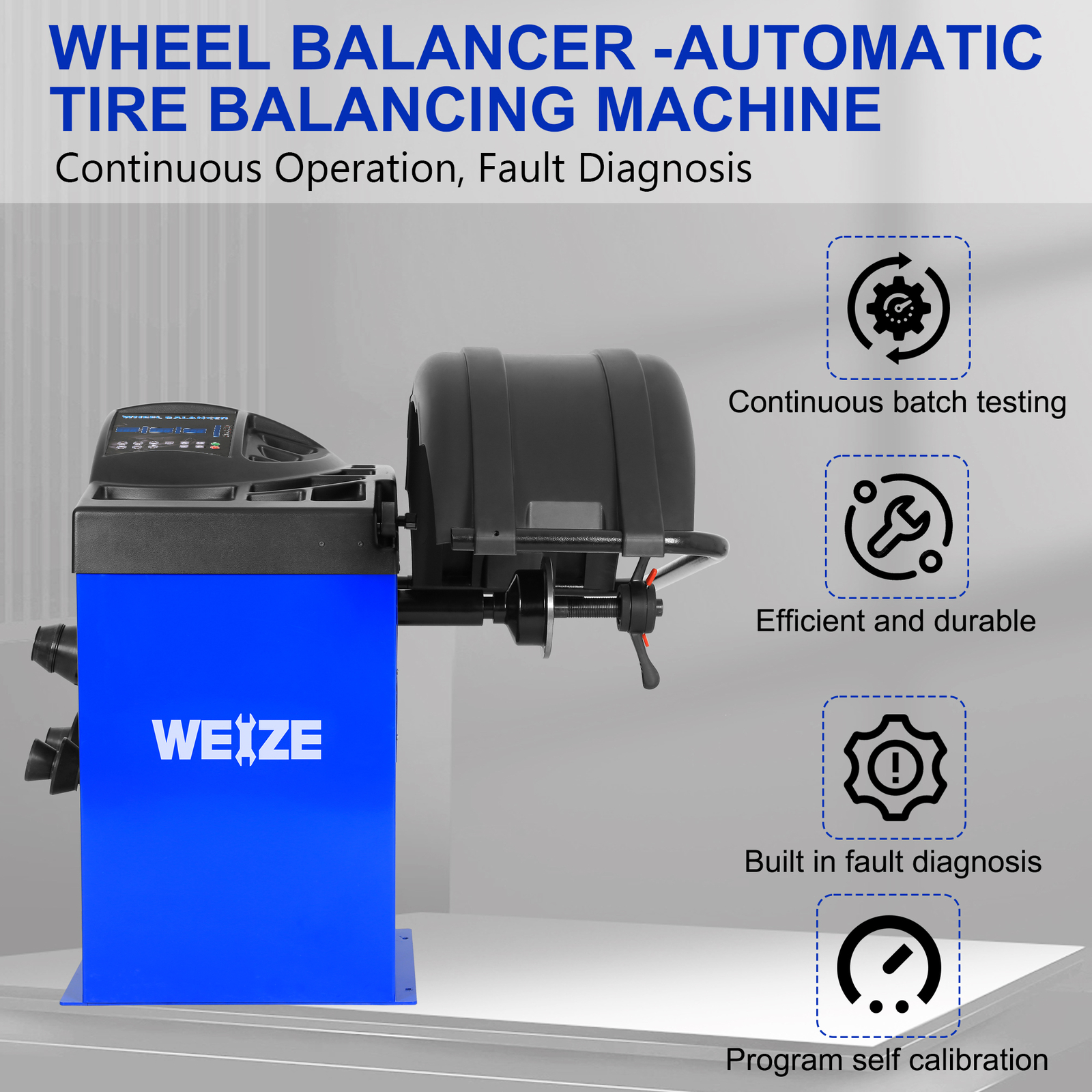 Weize Tire Changer Wheel Changer Machine Wheel Balancer Balancing ...