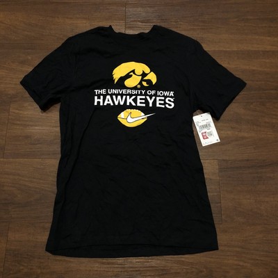 NEW Nike Iowa Hawkeyes Football T-shirt Men’s Size Small Black | eBay