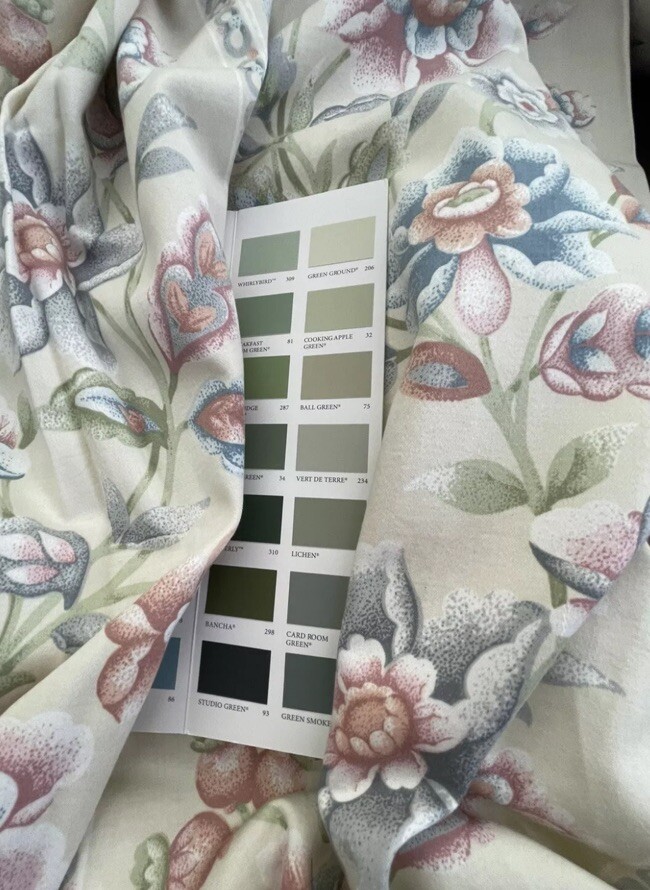 Vintage Curtains Curtina Large 100% Cotton W 115* 185 Cm Drop | eBay UK