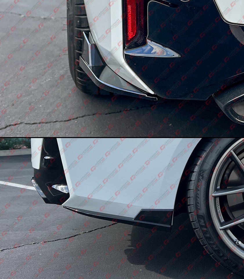 For 2019-26 BMW G20 330i M340i M Sport Gloss Black Rear Bumper Winglet ...