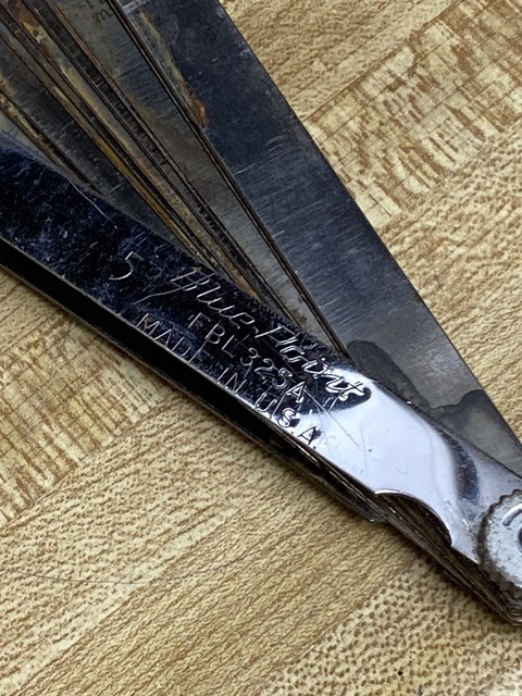 #af665 2019 Blue Point FBL325A Long Blade Feeler Gauge for sale online ...