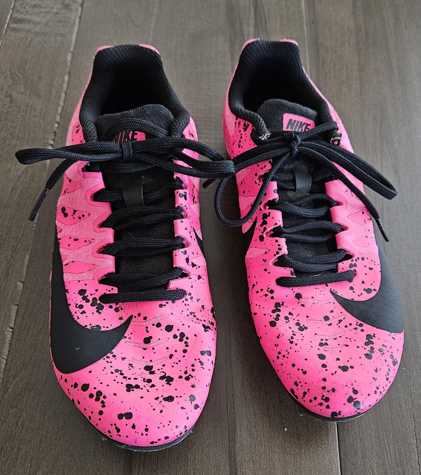 Womens 6- Nike Zoom Rival S 9 Paint Splatter Pink Bla… - Gem