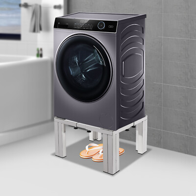 Dryer Stand Washer Pedestal Washing Machine Riser Adjustable Stainless ...