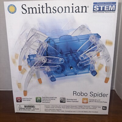SMITHSONIAN ROBO SPIDER STEM SCIENCE Build Your Own Robot Spider 8+ | eBay