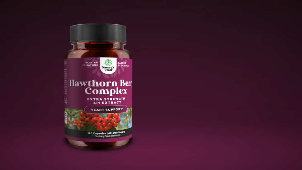 Extra Strength Hawthorn Extract Capsules - For Digestion and Heart ...