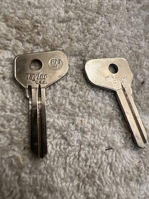 2 FT37 F79-1 DOOR TRUNK Key Blank FERRARI 1968-95 LAMBORGHINI 70-87 ...