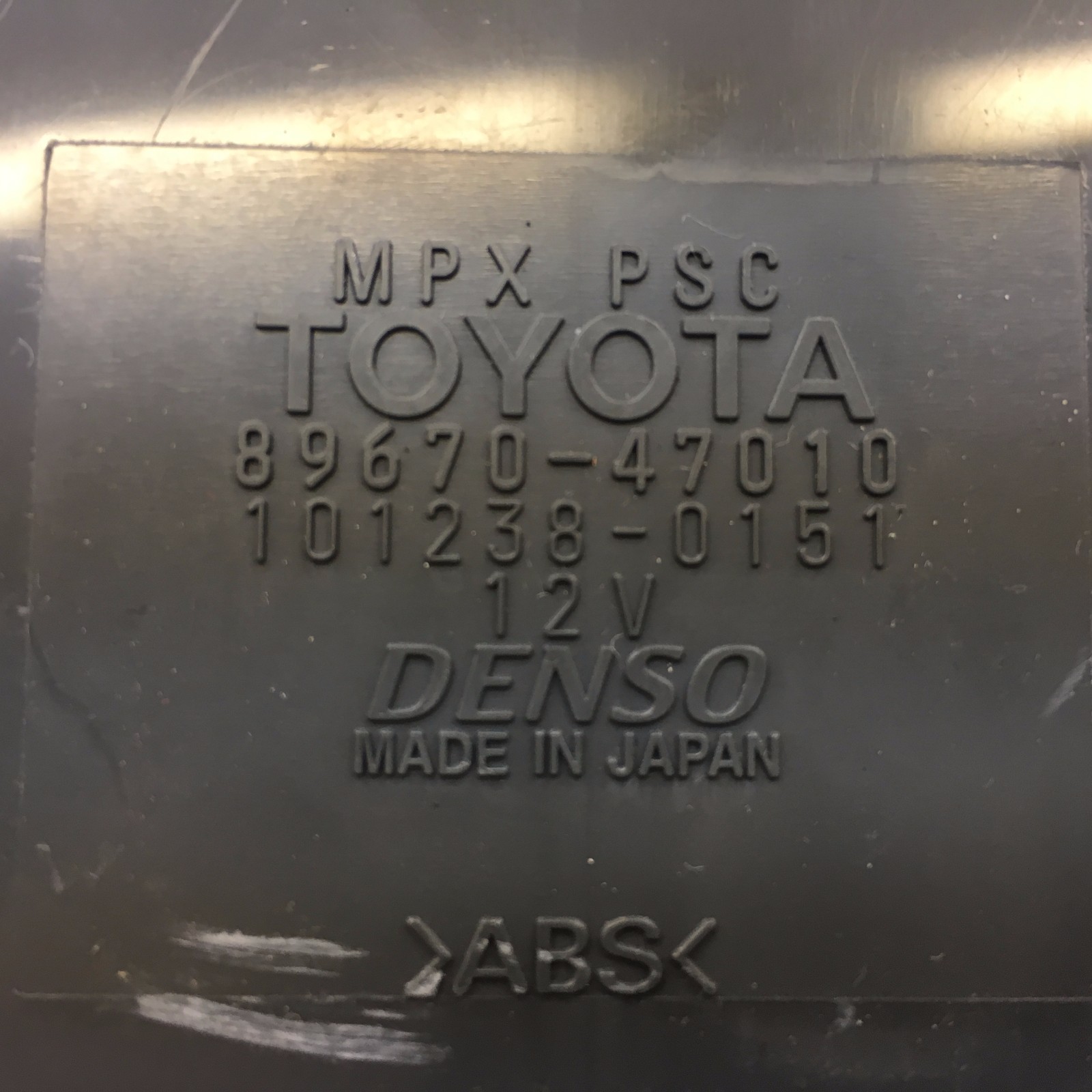 06-09 TOYOTA Prius Power Source Computer MPX PSC Module 89670-47010 OEM ...