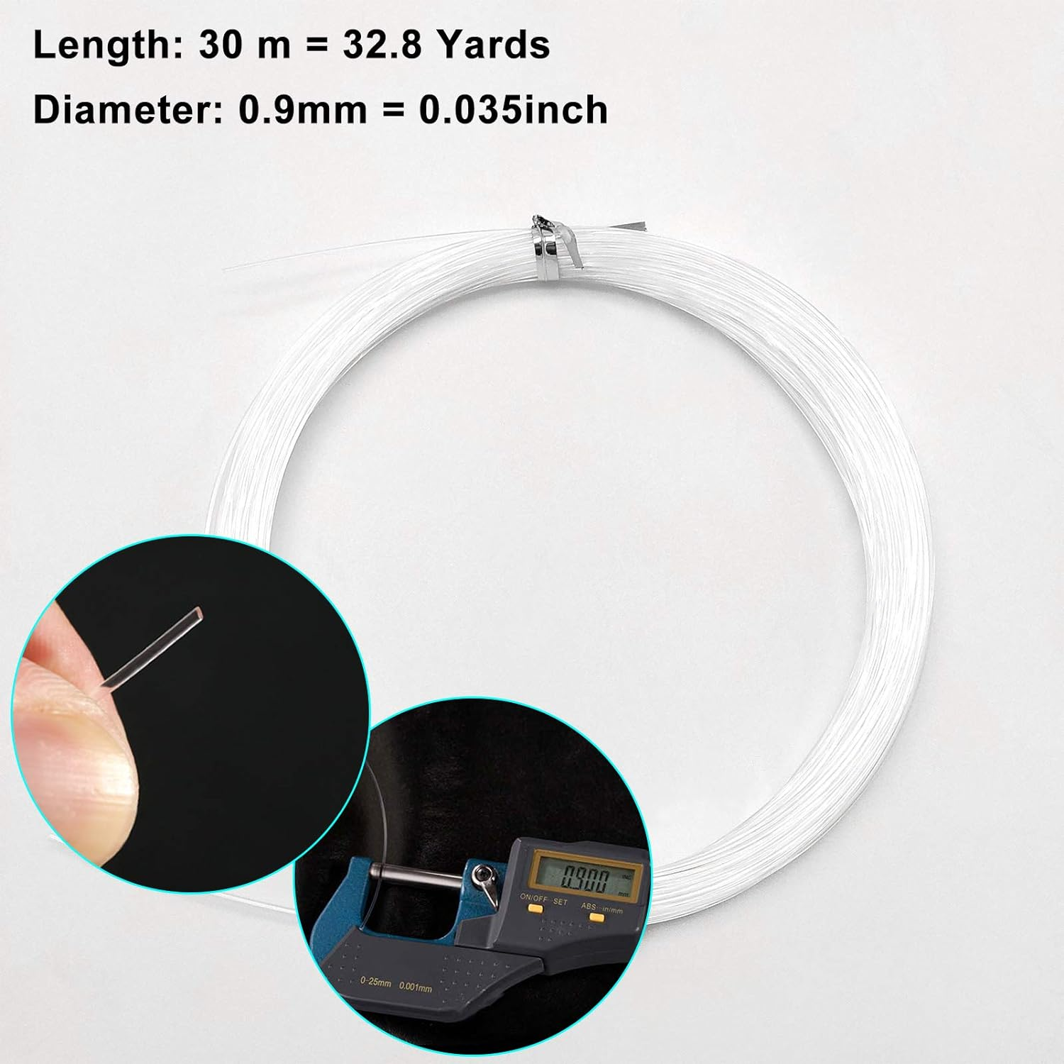 Invisible Hanging Wire Supports up to 60Lbs,98Feet(30M) Clear Picture ...