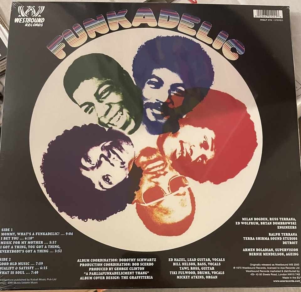 FUNKADELIC LP NEW ORANGE parliament george clinton Tawl Ross Bill ...