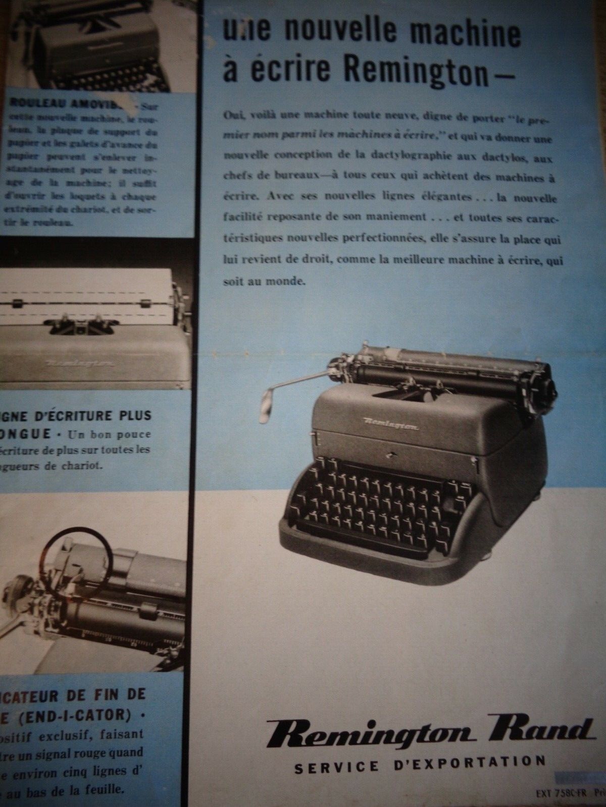 CATALOGUE MACHINE A ECRIRE REMINGTON SUPER RITER ( 83 ) | eBay