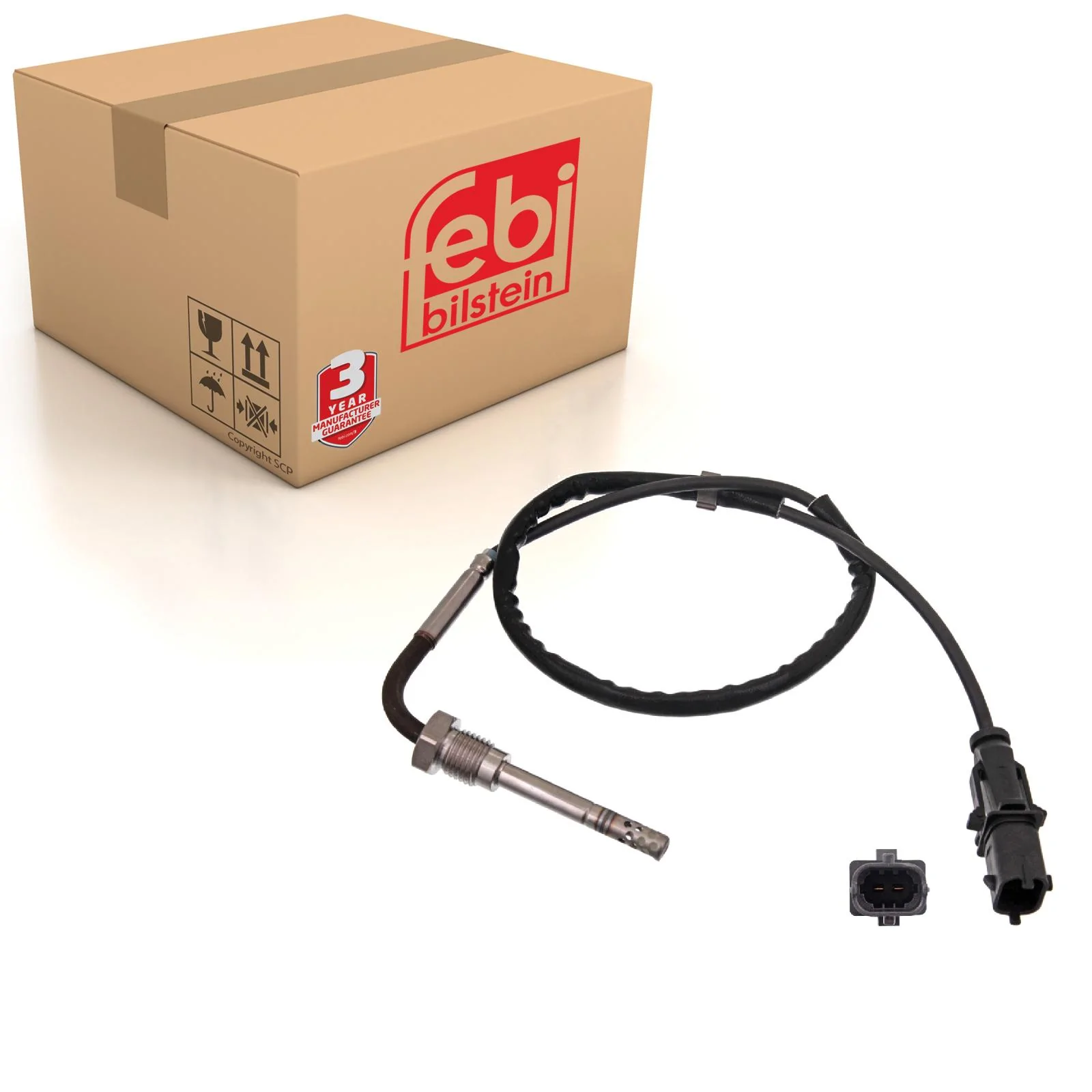 Exhaust Gas Temperature Sensor Fits IVECO LCV Daily DailyBus Febi 49601 ...