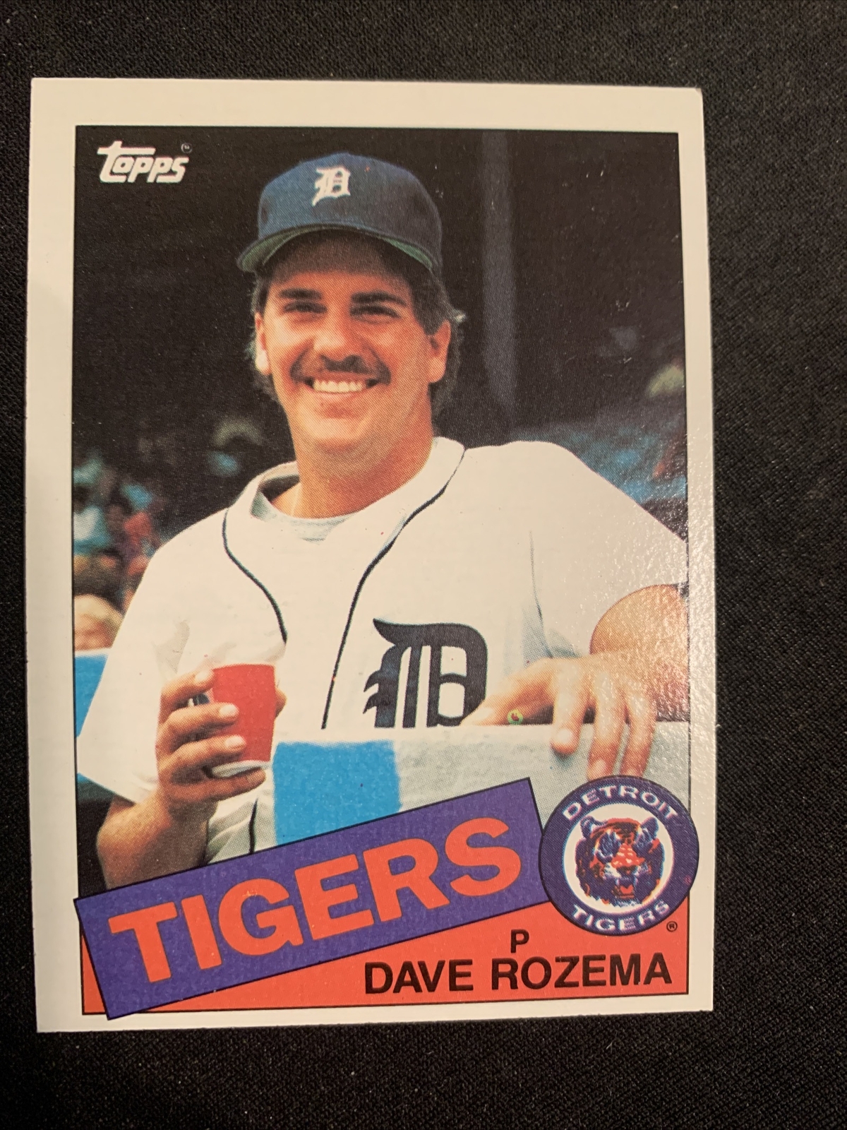 1985 Topps Baseball Card #47 Dave Rozema Detroit Tigers NmMt! Free ...