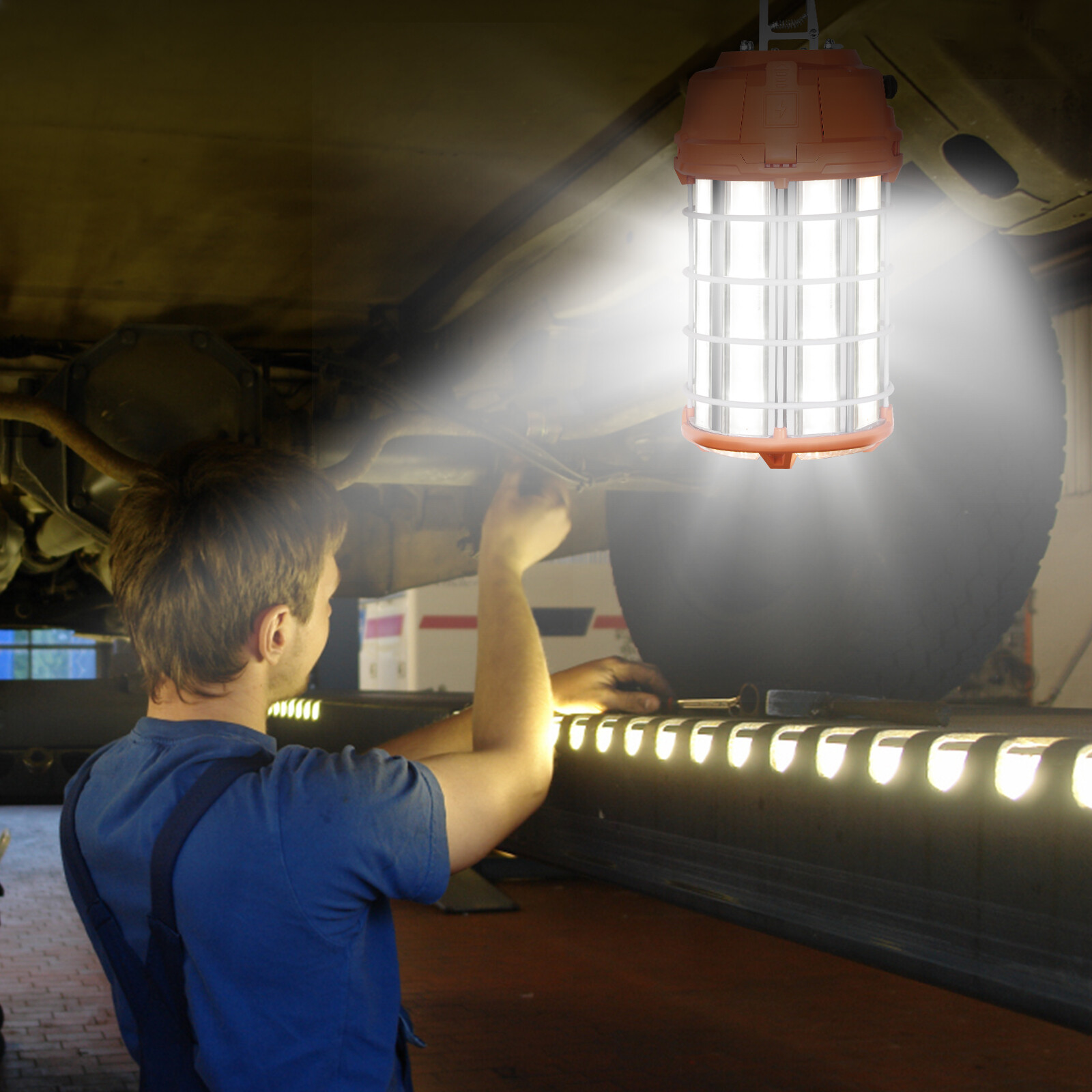 VEVOR 150W LED Temporary Construction Light 20000LM Work Jobsite ...