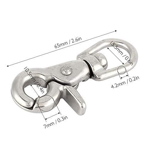 Marine Snap Hook, Stainless Steel Trigger Snaps Swivel Lobster Scissor ...