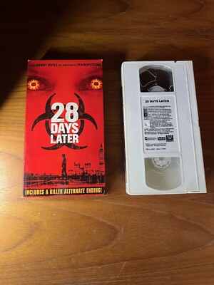 28 DAYS LATER- VHS (2002) RARE WHITE VHS EDITION- Alternate Ending | eBay