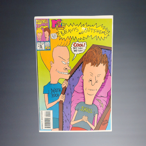 VINTAGE 1994 MTV'S BEAVIS+BUTT-HEAD DEATH ROCK SKULL VOL 1 #2 APRIL ...