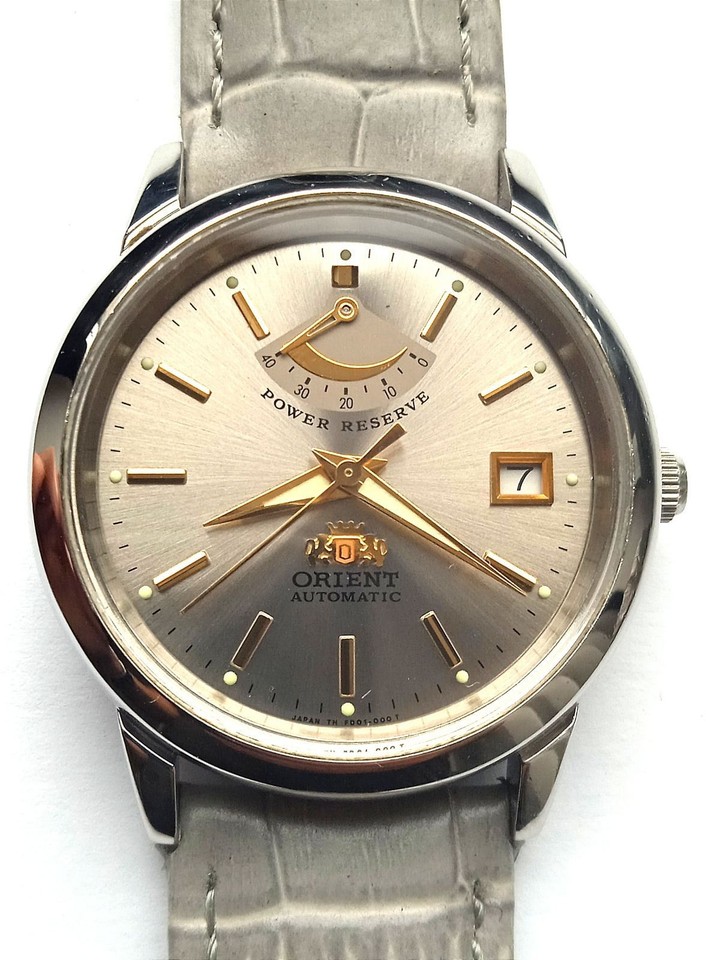Orient Automatic Watch Power Reserve Automatic Silver Dial Men's ...