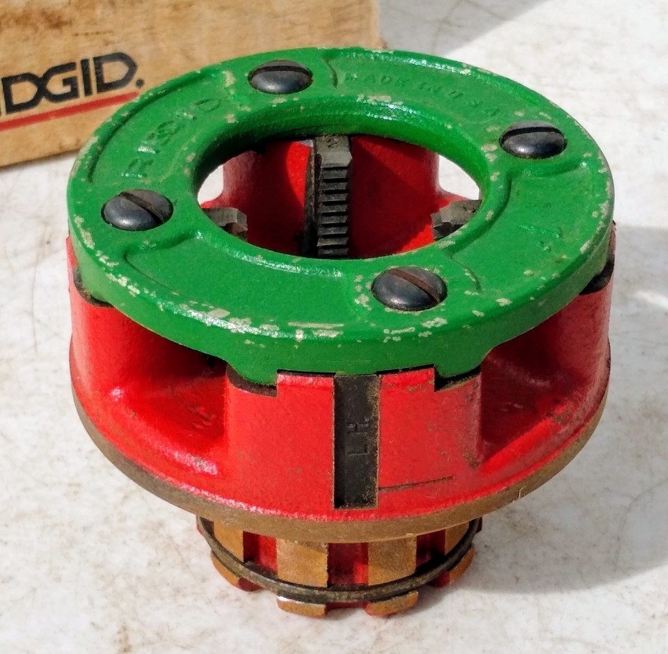 RIDGID LEFT HAND 00-R 1" LH DIE PIPE THREADER 36930 CUTTER | eBay