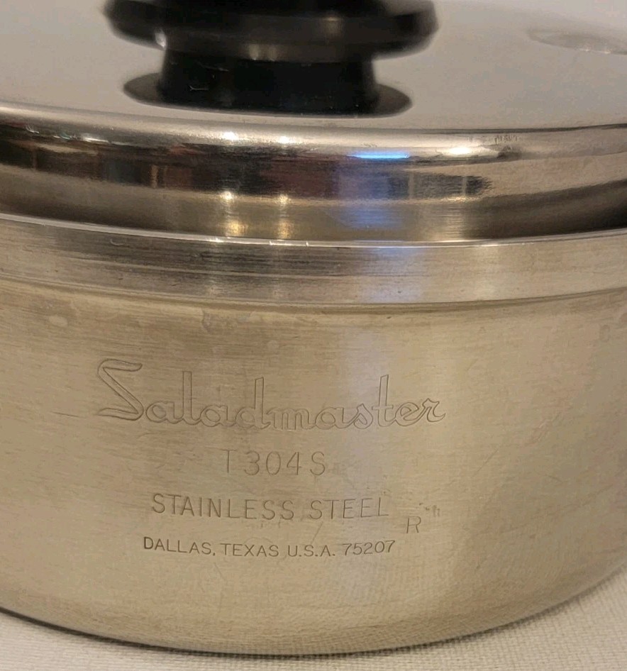 Saladmaster Cookware Set T-304S + 18-8 13 Piece Stainless Steel Vapor Lid | eBay