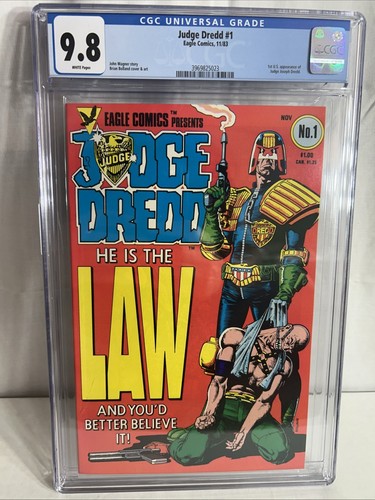 Judge Dredd #1 Eagle Comics CGC 9.8 | eBay