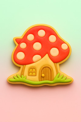 Fairy Mushroom House Cookie Cutter | eBay UK