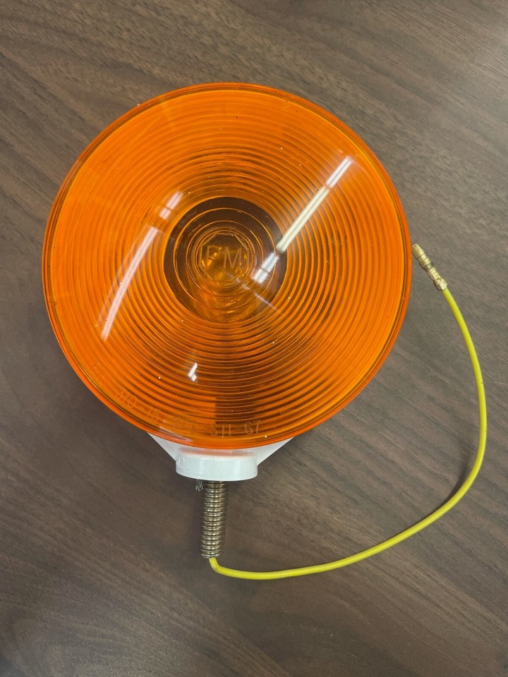 Amber Warning Light - 12V Safety Warning & Turn Signal | eBay
