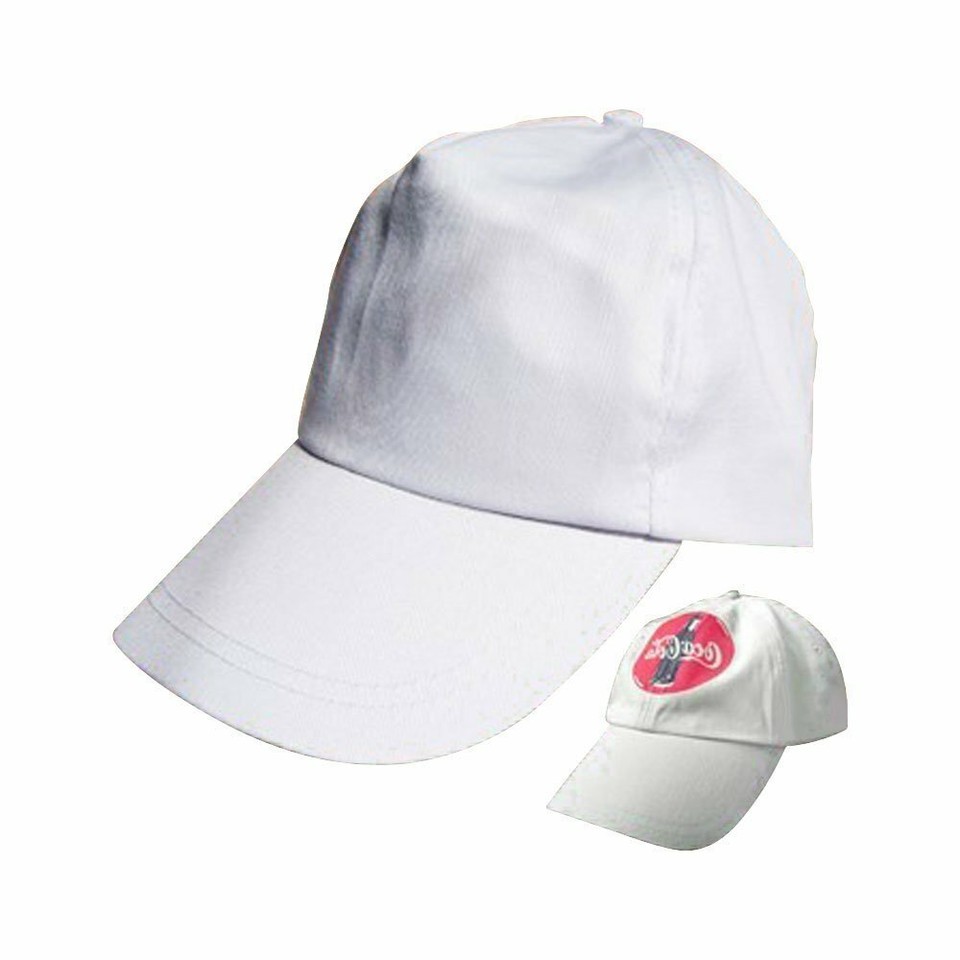 5 Pcs for Sublimation Blank Adjustable Polyester Cap Men Hat Baseball ...