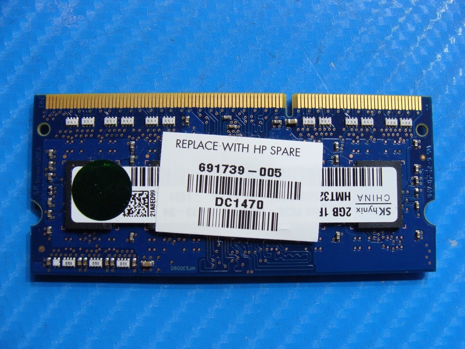 HP 17-f004dx SK Hynix 2GB PC3L-12800S Memory RAM SO-DIMM 691739-005 | eBay
