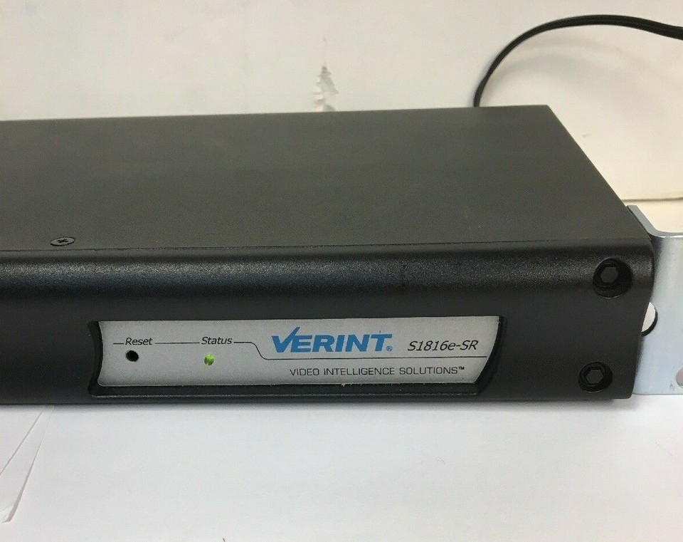 Verint S1816e-SR 21-640-4522 16-Channel CCTV Video Encoder | eBay