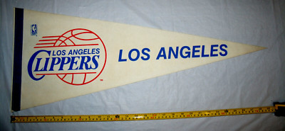 Los Angeles Clippers Original Full Size Pennant Rare Style Blue ...