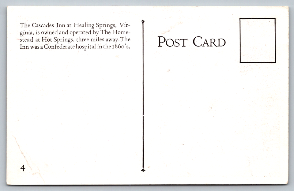 Home Hot Springs Three Mile Inn Cascades Healing Vir Chrome Vintage ...