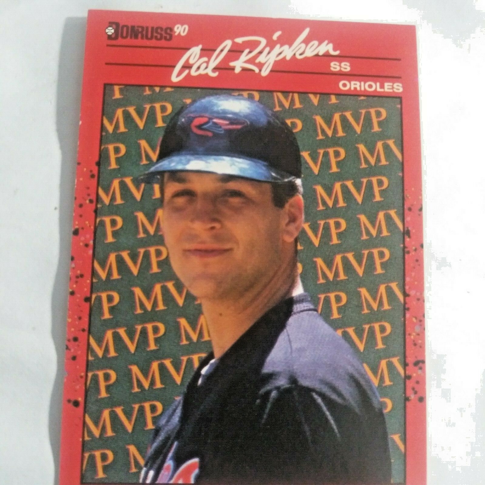1990 Donruss #BC-18 Cal Ripken Jr. ERROR NO Dot INV Baseball CARD Nm/M ...