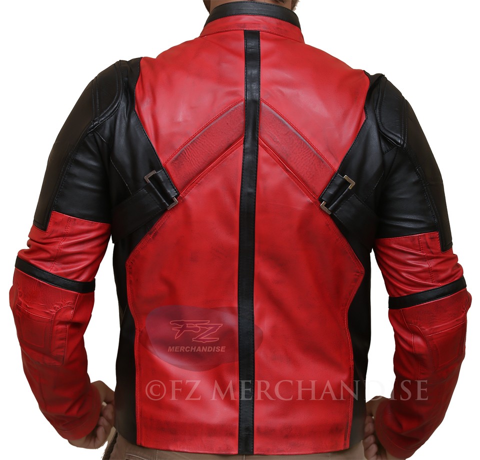 Deadpool Wade Wilson Ryan Reynolds Leather Jacket Cosplay Costume | eBay