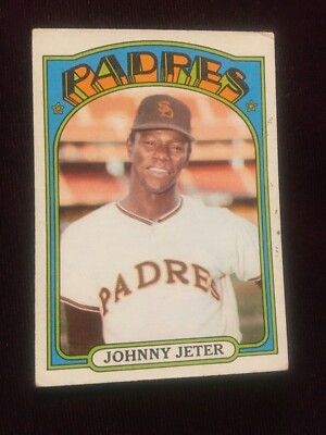 1972 Topps #288 Padres Johnny Jeter Baseball Card | eBay