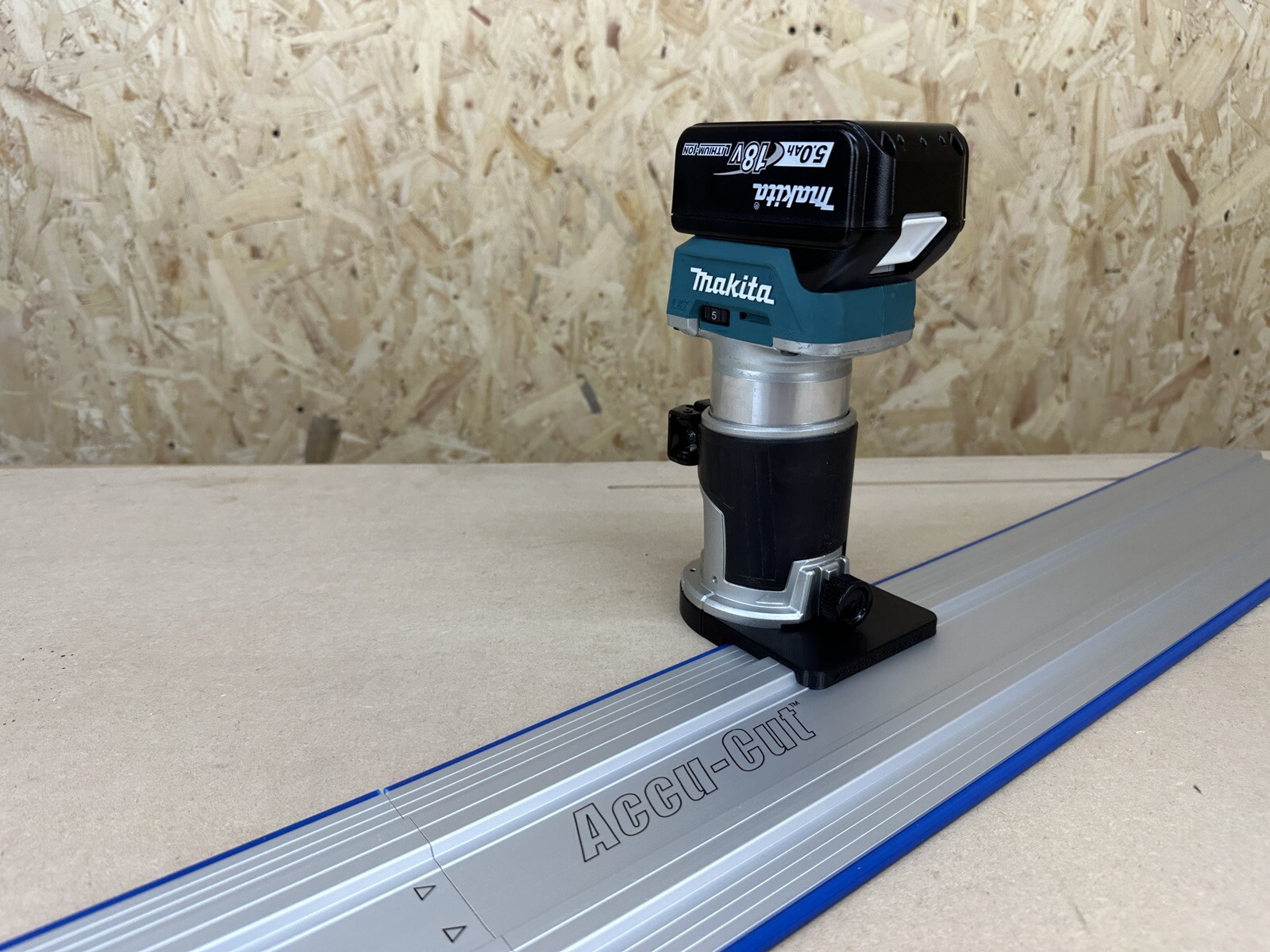 Makita DRT50Z Router Adapter Adaptor To Kreg Accu-Cut Saw Track Guide ...
