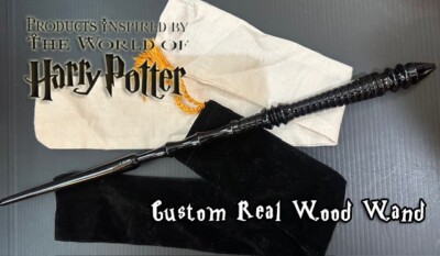 Custom REAL WOODEN Magic Wand 15", Hogwarts Legacy, RARE, Wizardry ...