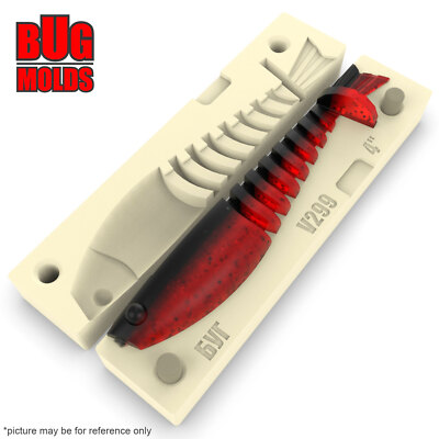 Bait DIY Fishing Mold Soft Plastic Baits Lure Plastisol Bass ...