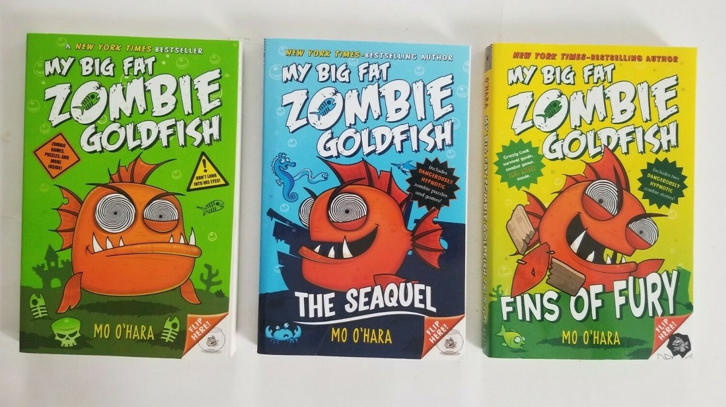 My Big Fat Zombie Goldfish Lot of 3 - Paperback Seaquel Fins of Fury | eBay