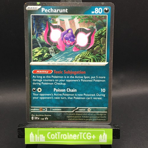 (FreeShipOvr$5)NM Pecharunt 149 SVP Holo Rare Promo Shrouded Fable SFA ...