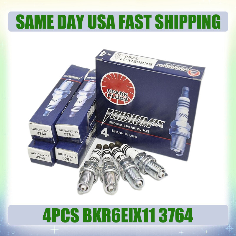 Set of 4 NGK 3764 Spark Plugs Iridium IX BKR6EIX11 For Lexus Nissan ...