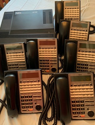 SL1100 Digital /VOIP Phone system 1100010-0x8x4 with 7 phones | eBay