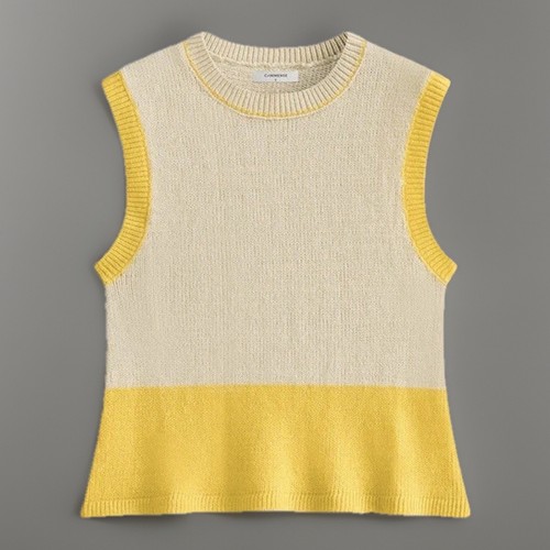 NWT Commence Color Block Knit Sweater Vest City Urban Bold Y2K Vibe ...